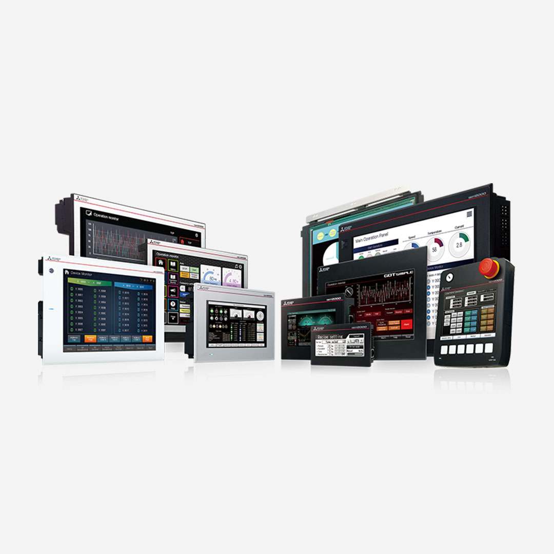 Mitsubishi HMI - Human Machine Interface - Arrow Speed Controls